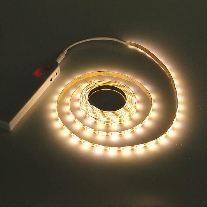 Applique Alimenté Par Une Batterie De Led Capteur Allume Mouvement Sans ...