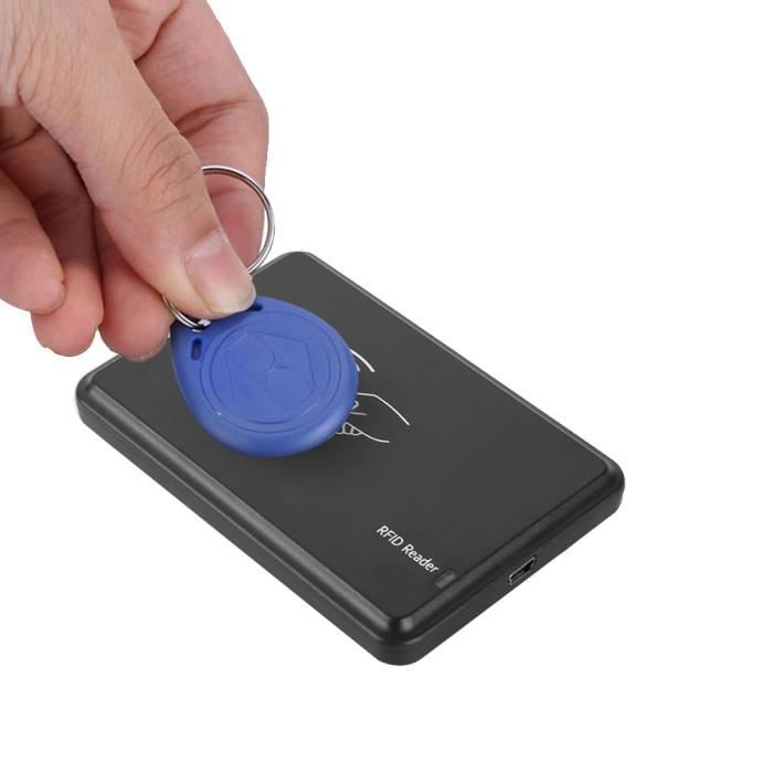 Omabeta lecteur RFID Lecteur de carte d'identité Portable 125KHz ...
