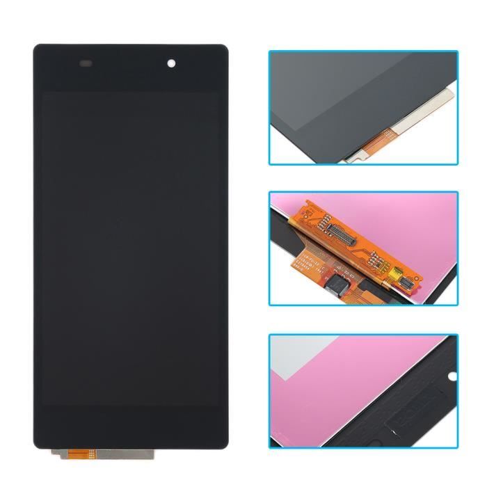 ECRAN LCD +VITRE TACTILE POUR SONY XPERIA Z2 D6502 D6503 NOIR - Cdiscount Téléphonie