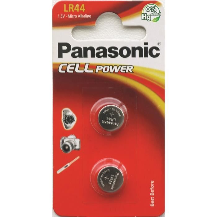 PANASONIC - Pile micro alcaline LR44 x 2 - Cdiscount Jeux - Jouets