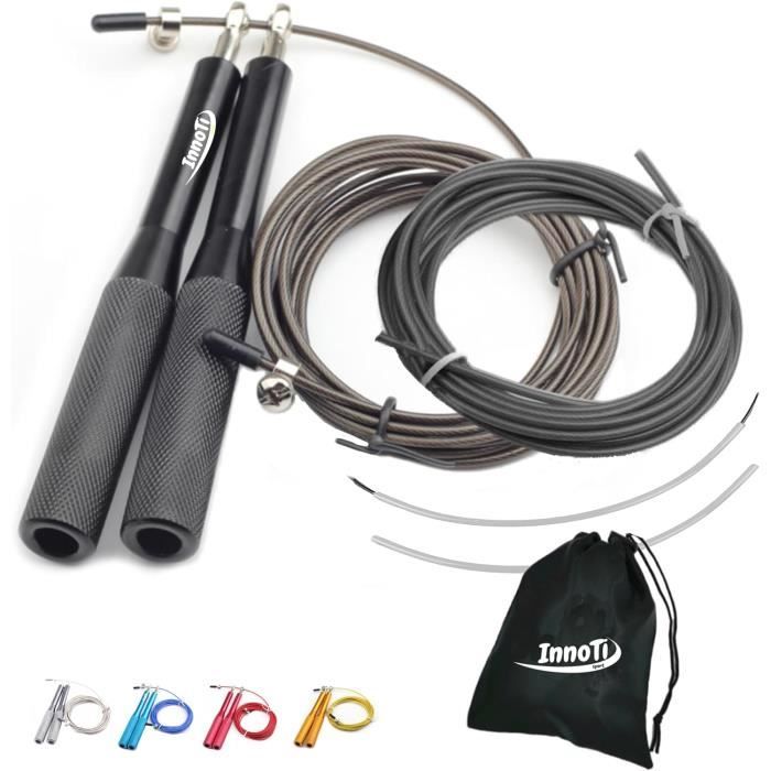 Corde À Sauter Crossfit-Avec Ou Sans Ballast-Fitness Jump Rope À Grande ...