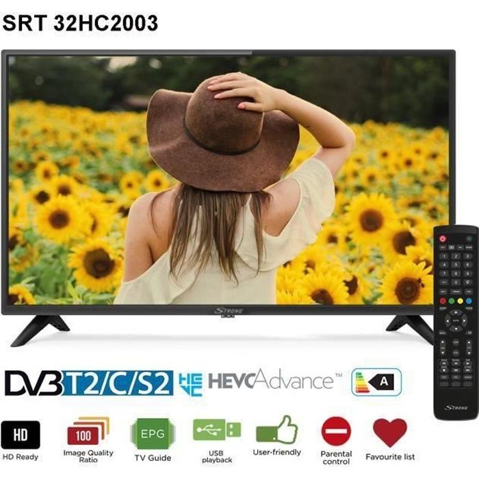 Tv strong led 32'' hd srt32hc2003 - Cdiscount TV Son Photo