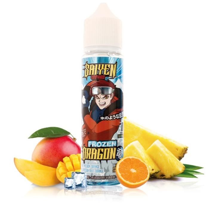 E-liquide mangue fruit de la passion orange frais Frozen Dragon 50ml ...