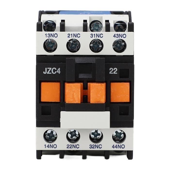 Tbest Contacteur de contrôle AC Contacteur AC 2 pôles Contacteur ...