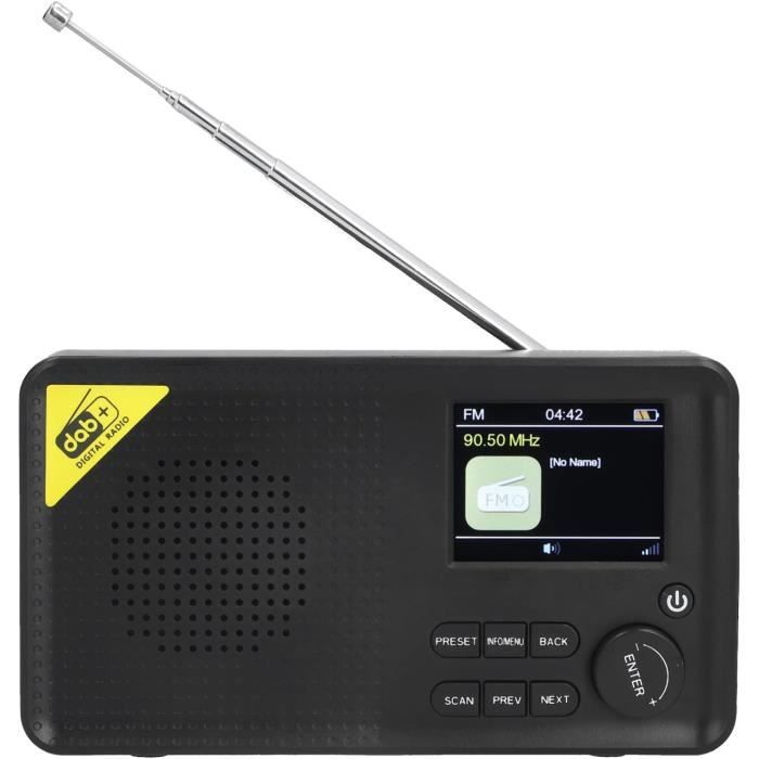 Radio-Réveil, 5V Fm Led Radio-Réveil Multifonctionnel Radio D'Urgence ...