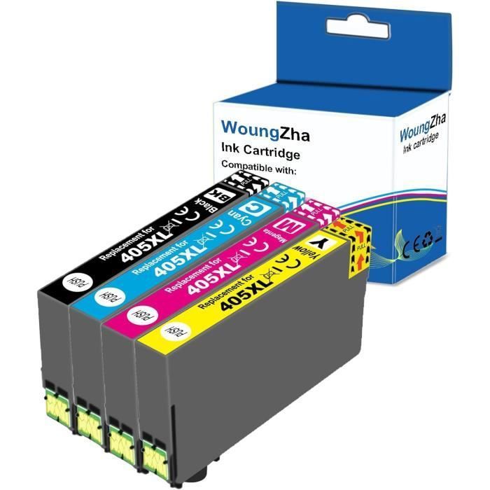 OG 405XL 4x Cartouches d'encre Compatible pour Epson 405 XL pour Epson ...