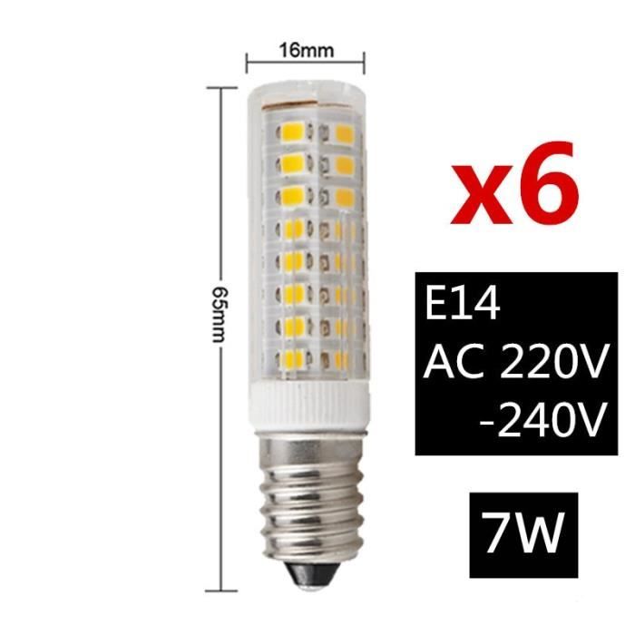 AMPOULE LED,7W-Warm White--Lampe LED E14 3W 5W 7W 220V 240V, ampoule de maïs LED 33 51 75 ...