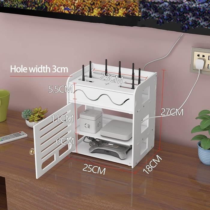 Routeur Wifi Étagère ,Routeur Wifi Organiser,Boîte De Rangement Pour ...