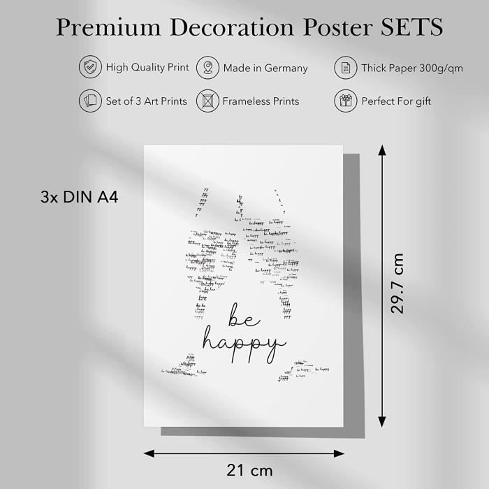 Set de 3 tableaux cuisine salle a manger Deco Room Decor | Tableau ...