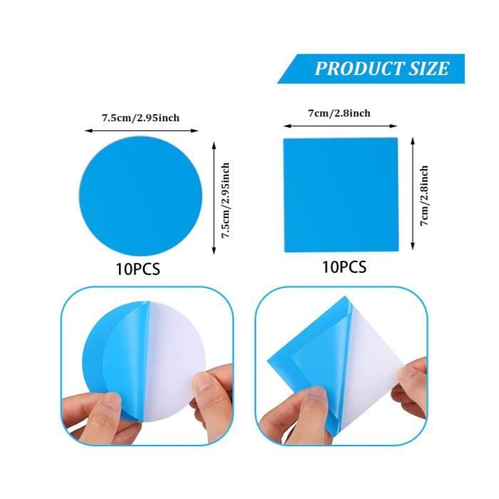 Rustine de piscine - Non spécifié - Kit de réparation - 20 pièces - PVC ...