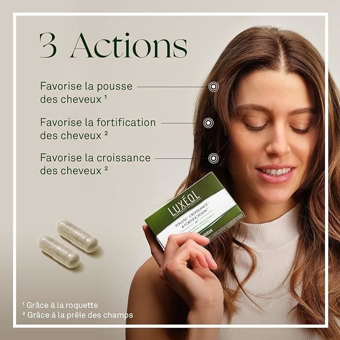 Complément alimentaire pour cheveux Luxéol pousse croissance ...
