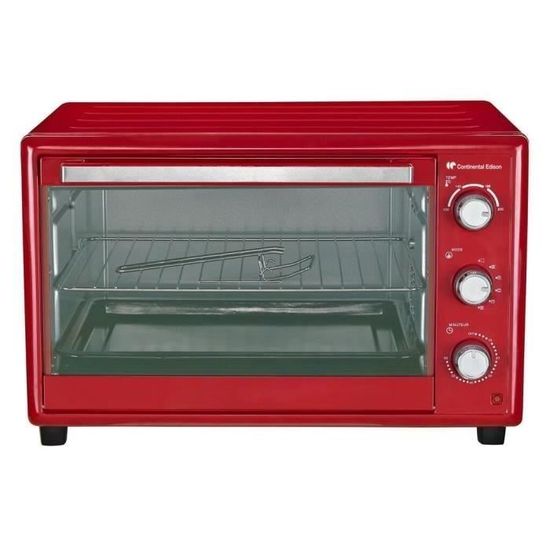 CONTINENTAL EDISON CEMF46R Mini four grill - 46 L - Chaleur tournante - Convection - 1800 W ...
