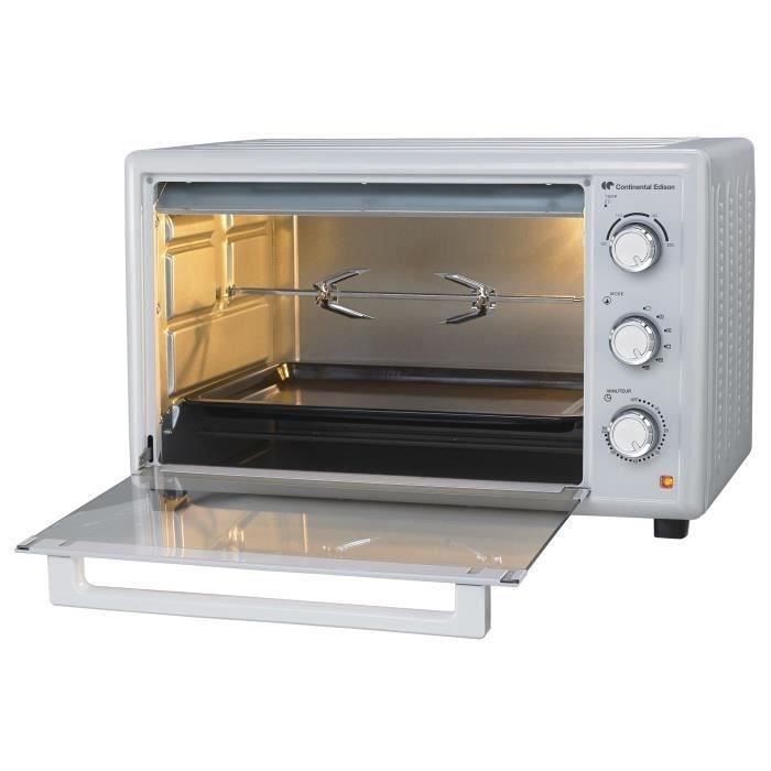 CONTINENTAL EDISON CEMF46W Mini-four grill - 46 L - Chaleur tournante - Convection - 1800 W ...