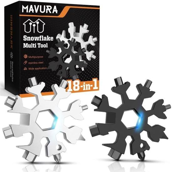 MAVURA Multitool »MAVURATools Snowflake 18in1 Multi Tool Multitool ...