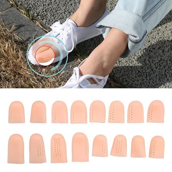 Drfeify couvre-doigts en silicone Doigt en silicone Conception de trou ...