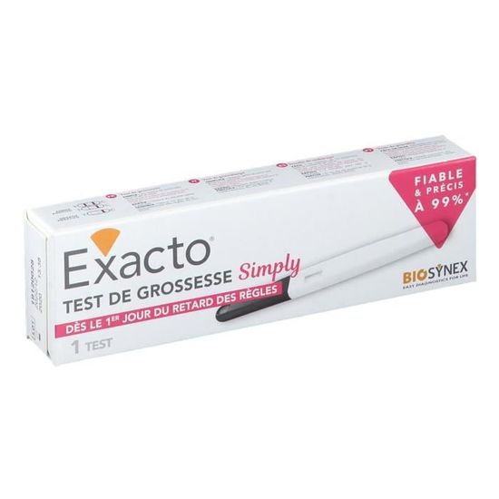 Exacto Simply Test de Grossesse - Cdiscount Santé - Mieux vivre