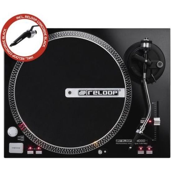Reloop - Platine Vinyle RP 4000 M + CONCORDE BLACK - Cdiscount TV Son Photo