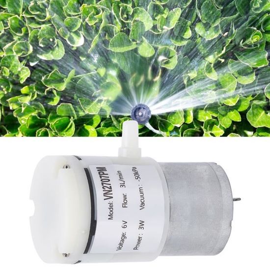 YOSOO Micro pompe à diaphragme 3Pcs Mini Diaphragm Pump Vacuum Water ...
