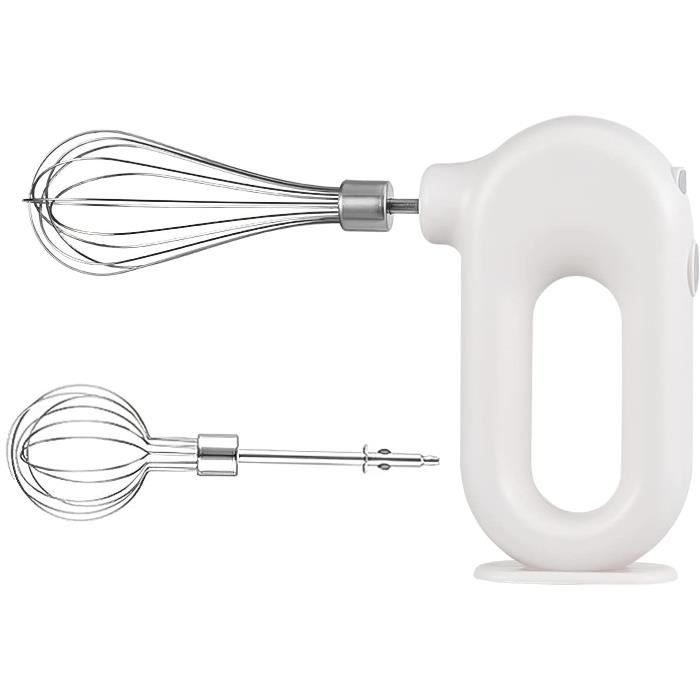 Mixeur à main électrique pour cuisine, fouet à main 4 vitesses 20 w ...