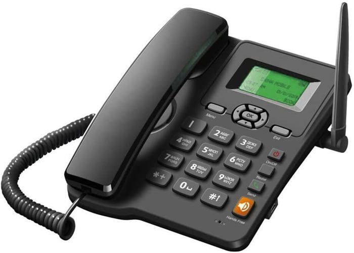 Téléphone Fixe Sans Fil,Support Téléphonique De Bureau Gsm 850/900/1800 ...