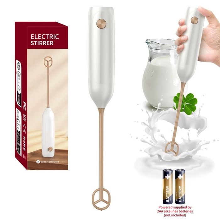 Kitchen Powerful Stirrer Milk Frother Handheld Foam Maker for Lattes ...