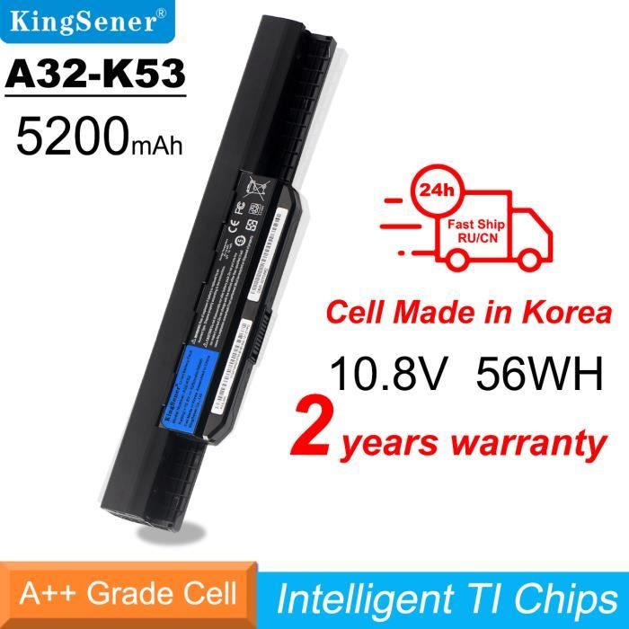 5200MAH-A32-K53 A41-K53 batterie D'ordinateur Portable pour ASUS K53 K53E X54C X53S X53 K53S ...