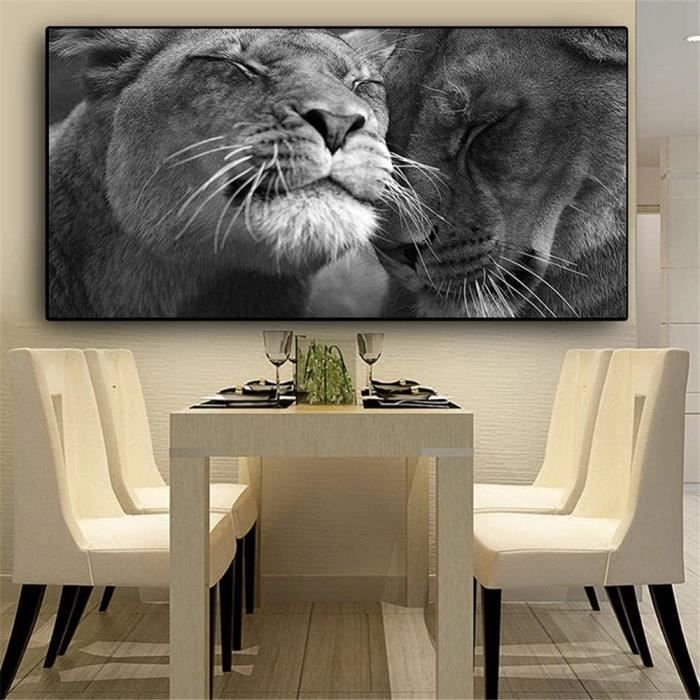 Diy 5D Diamond Painting Cher Lion Complet Accessoires, Grand Format ...
