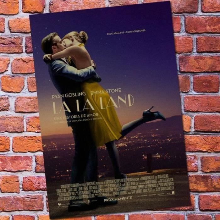 Affiche - Vintage - Pour l'amour d'Hollywood - 42x30cm - Décoration ...