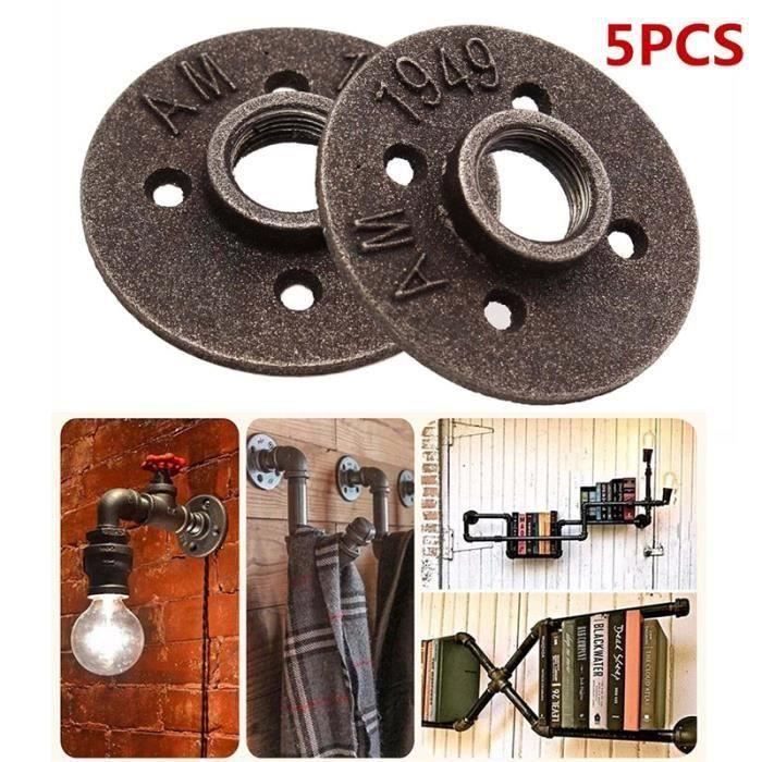 5PCS Bride De Fonte En Fer Pour Installation De Tuyau La46169 ...