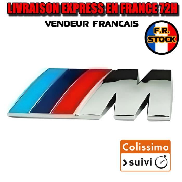 Logo BMW Badge Emblème M 3D Adhésif autocollant Sticker 9cm x 3cm NEUF ...