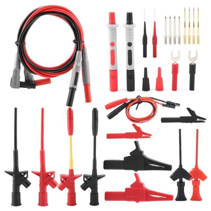 EJ.life kit de pince crocodile 28 pièces P1300F multifonction ...