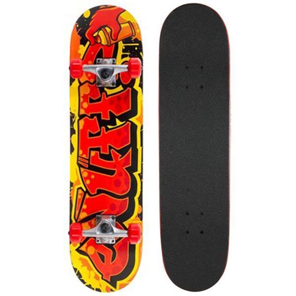 Skateboard Enuff Graffiti Jaune/Rouge - 29'' (73.7cm) - 100% érable ...