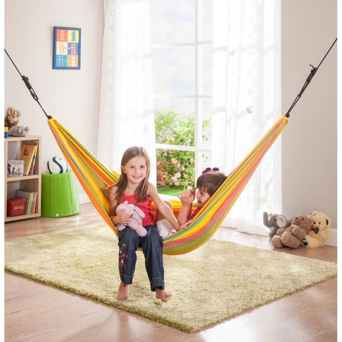 LA SIESTA-Hamac Enfant résist aux intemp PAPAGAYO - Cdiscount Jardin