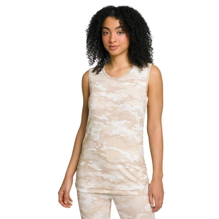 Gina Laura Top Yoga col rond sans manches vanille NEUF Beige ...