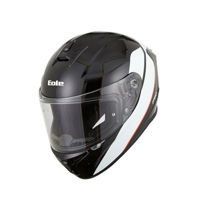 Casque intégral EOLE PRO - Noir et Blanc - casque intégral homologué - SCOOTEO - Cdiscount Auto