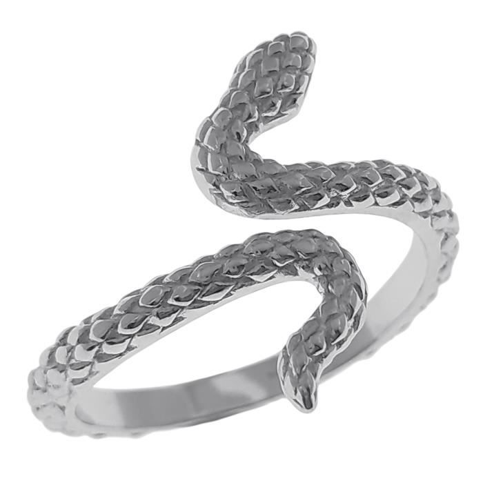 Bague Serpent - Argent 925 - Taille 52 - Femme Argenté - Achat / Vente ...
