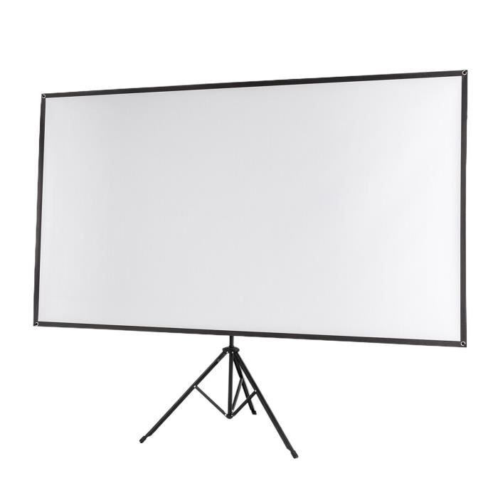 Écran de projection - OUKANING - 100" - 16: 9 HD - écran de projection ...
