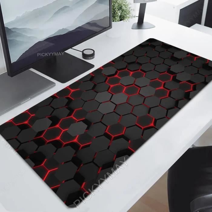 Grand tapis de souris géométrique pour ordinateur portable,tapis de ...