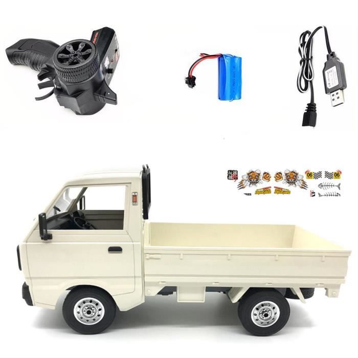 Jouet de voiture RC - RUMOCOVO - WPL D16 1/10 4WD - Blanc - Camion ...