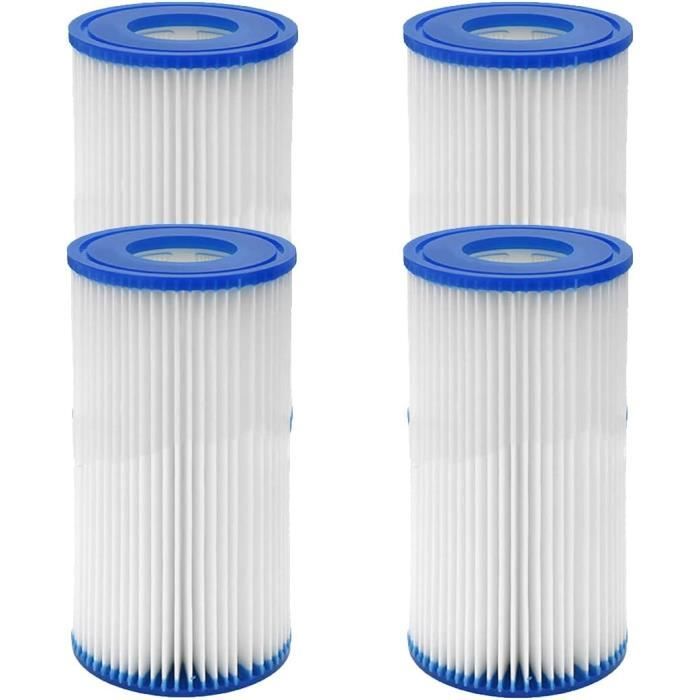 FFyan Lot de 4 filtres de Rechange pour Intex Piscine Cartouche de ...