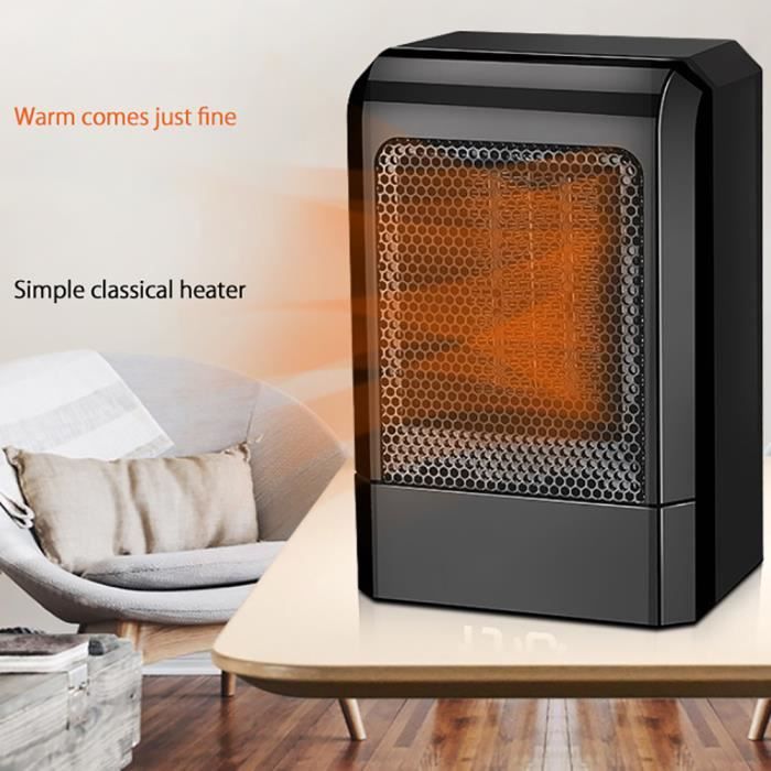 SURENHAP - Mini radiateur électrique en céramique portable 500W, pour ...