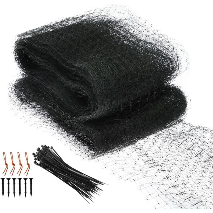 Filet De Protection Contre Les Oiseaux - Filet De Protection Pour Arbres Fruitiers - Noir - 7,5 ...