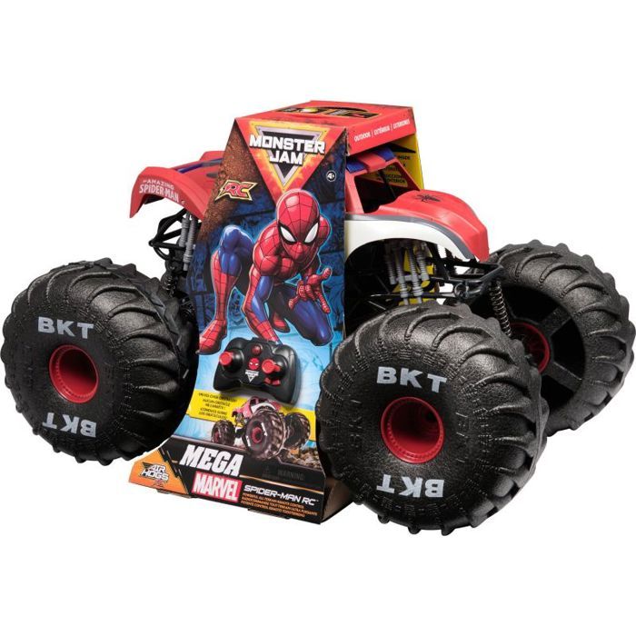 Voiture electrique Monster jam - 6070554 - TOY R/C CAR SPIDERMAN ...