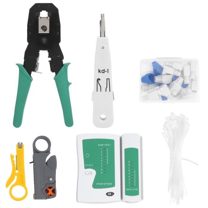 Outil de câblage Ensemble d'outils de câblage réseau, détection de ...