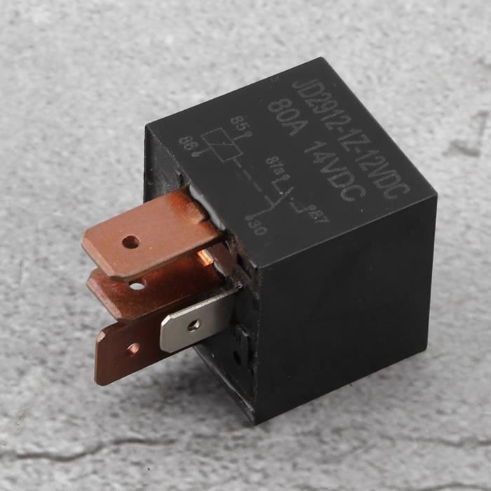 Relais 12V 80A Relay Puissance Automobile Voiture Camion FA001 ...