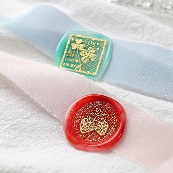 Sceau de Cire Timbre Motif Sakura Sceau Sceau de Cire Timbre Enveloppe ...