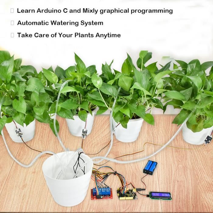 Kit d'arrosage Automatique pour Jardin Plante - USIFUL - Arduino DIY ...