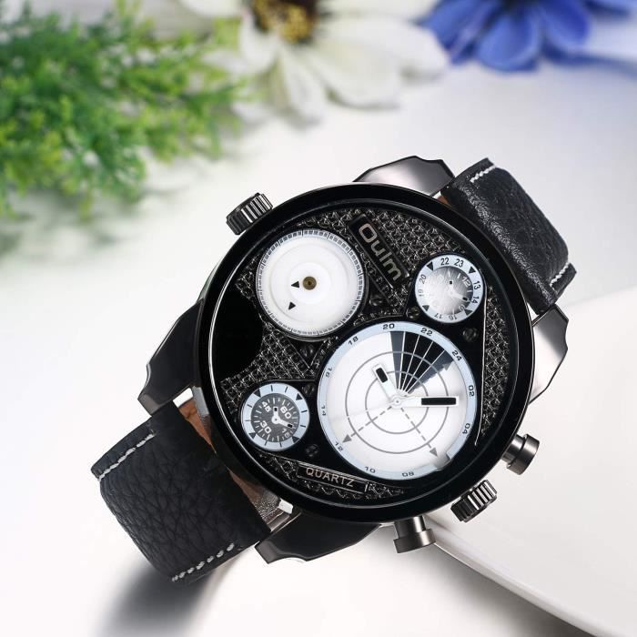 Montre Pour Homme Grand Cadran Tridimensionnel, Le Temps Pour Deux ...