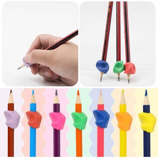 10 pcs guide doigts ecriture enfant,Grips Pour Crayon, Aide Stylo ...