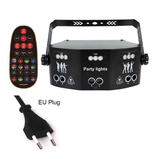 Effets de scène,Lumière Laser de scène professionnelle à 15 yeux,DJ Disco DMX commande vocale ...